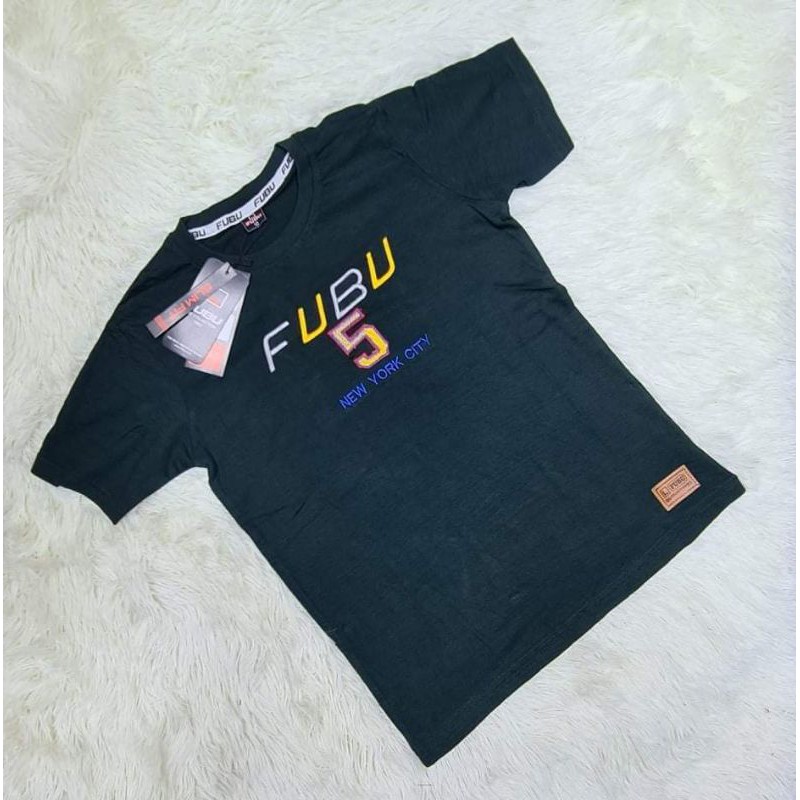 TSHIRT KIDS FUBU EMBROIDED OVERRUNS | Shopee Philippines