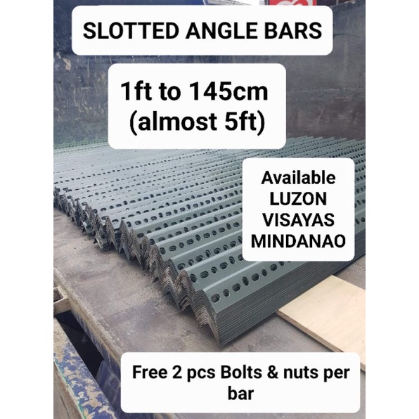 Slotted angle bar 1ft to almost 5ft | Shopee Philippines