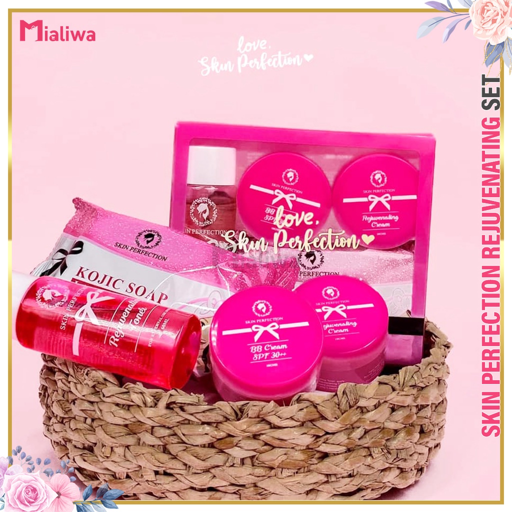 Skin Perfection Rejuvenating Set, Kojic Soap Facial Toner, BB Cream ...