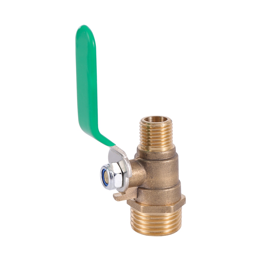 Brass Ball Valve with 1/2" to 1/4" Male Thread Water Oil Air Gas Fuel ...
