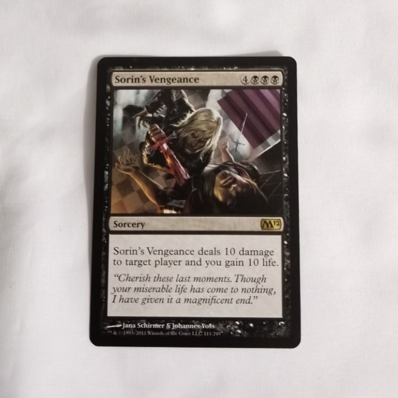 MTG Card SORIN'S VENGEANCE Magic the Gathering Trading Card Game Black ...