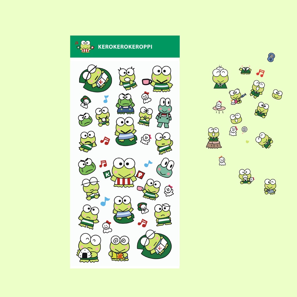 Cute Sticker Frog Melody Kuromi Waterproof Sticker | Shopee Philippines