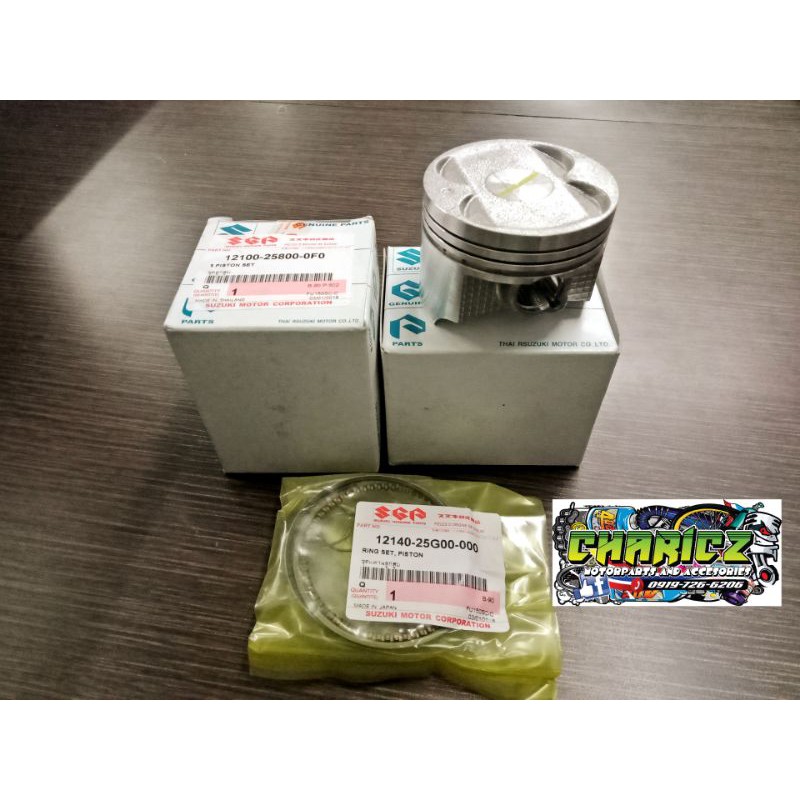 SGP PISTON SET RAIDER 150 carb type STD 62mm Made in Thailand🇹🇭 ...