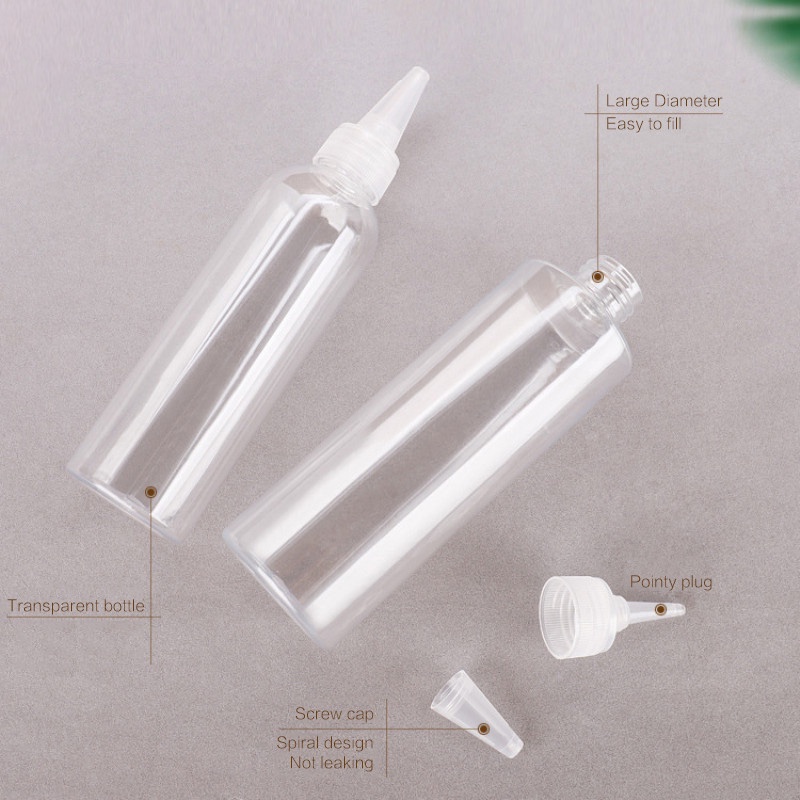 10-100ml Empty Dropper Bottle with Childproof Cap Plastic Nozzle ...