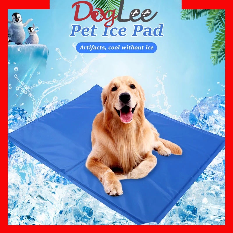 Dog Pet Cooling Pad Mat ice gel Waterproof Dog Sleeping Bed Mat Pad ...