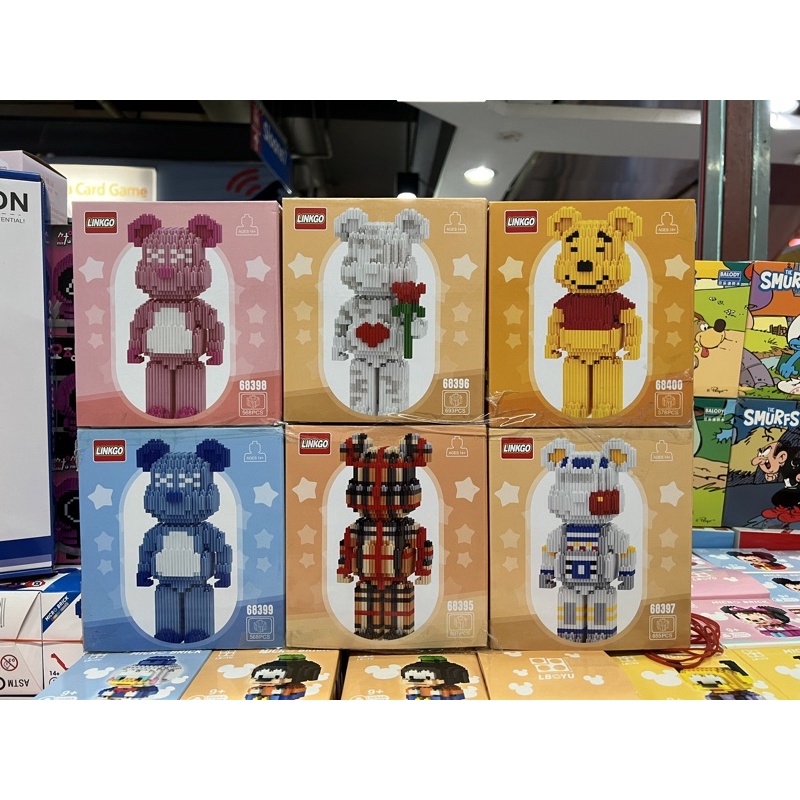 Bearbrick Lego Nano Gear Beric Building Blocks 578pcs | Shopee Philippines