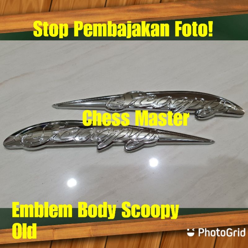 Old Honda Scoopy Body Emblem Old Karbu | Shopee Philippines