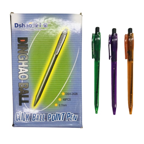 Click Ballpoint Pen (50 Pcs in 1 Box, 48 Pcs in 1 Box, 12 Pcs in 1 Box ...