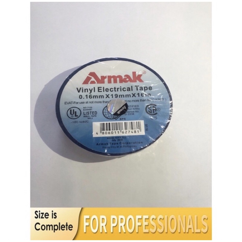 ARMAK Vinyl Electrical Tape original!! (PER PCS) | Shopee Philippines