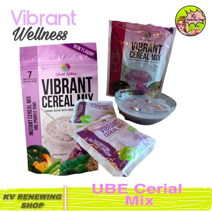 VIBRANT WELLNESS UBE CEREAL MIX (KV RENEWING) | Shopee Philippines