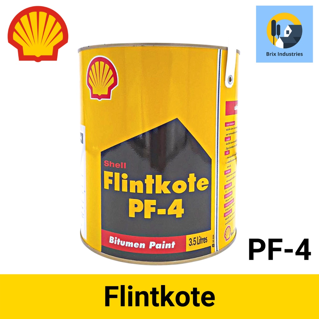 Shell Flintkote Bitumen Paint PF-4 3.5 Liters Brix Industries Manila ...