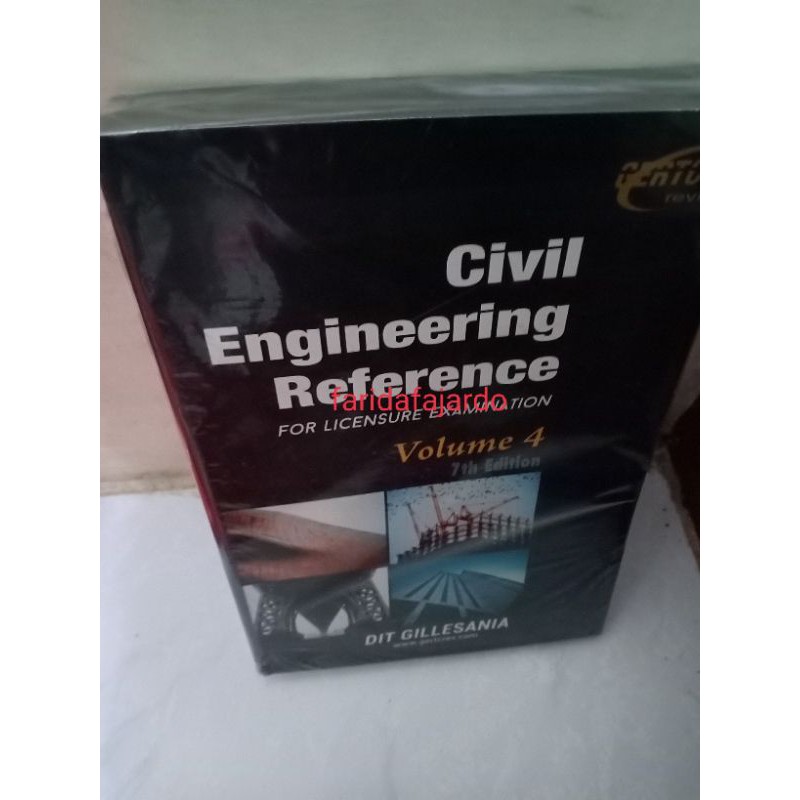 Civil Engineering Reference Voume 4 7th edition | Shopee Philippines
