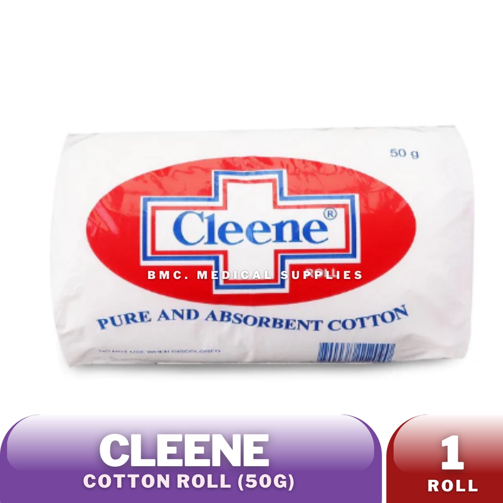 Cleene Cotton Balls (300's) (100's) (50's) and Cotton Roll (90G) (25g ...