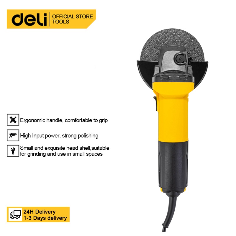 Deli Tool Mini Angle Grinder Hand Grinder 750W/900W Power Tools ...