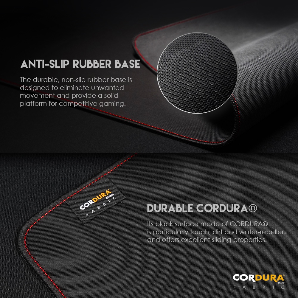 Fantech MPC900 & MPC450 ZERO-G Original Cordura Extended Mousepad Anti ...