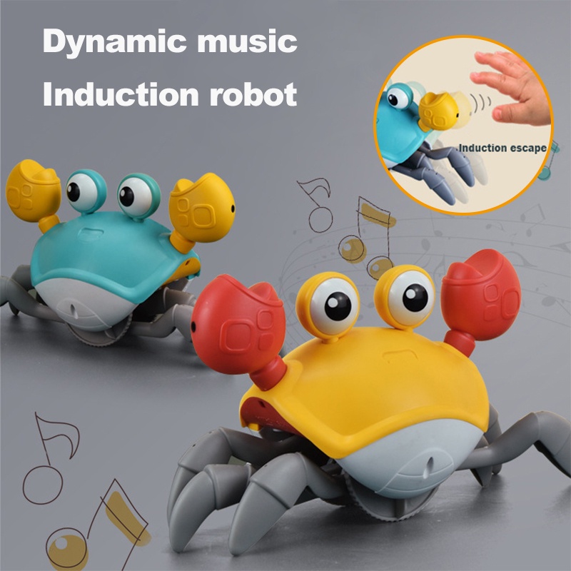 Children's Toy Crab By Induction Crawling Electric Crab | Shopee ...