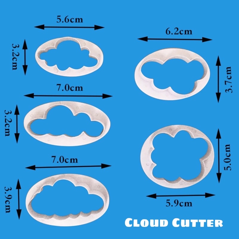 cloud cutter fondant cutter | Shopee Philippines