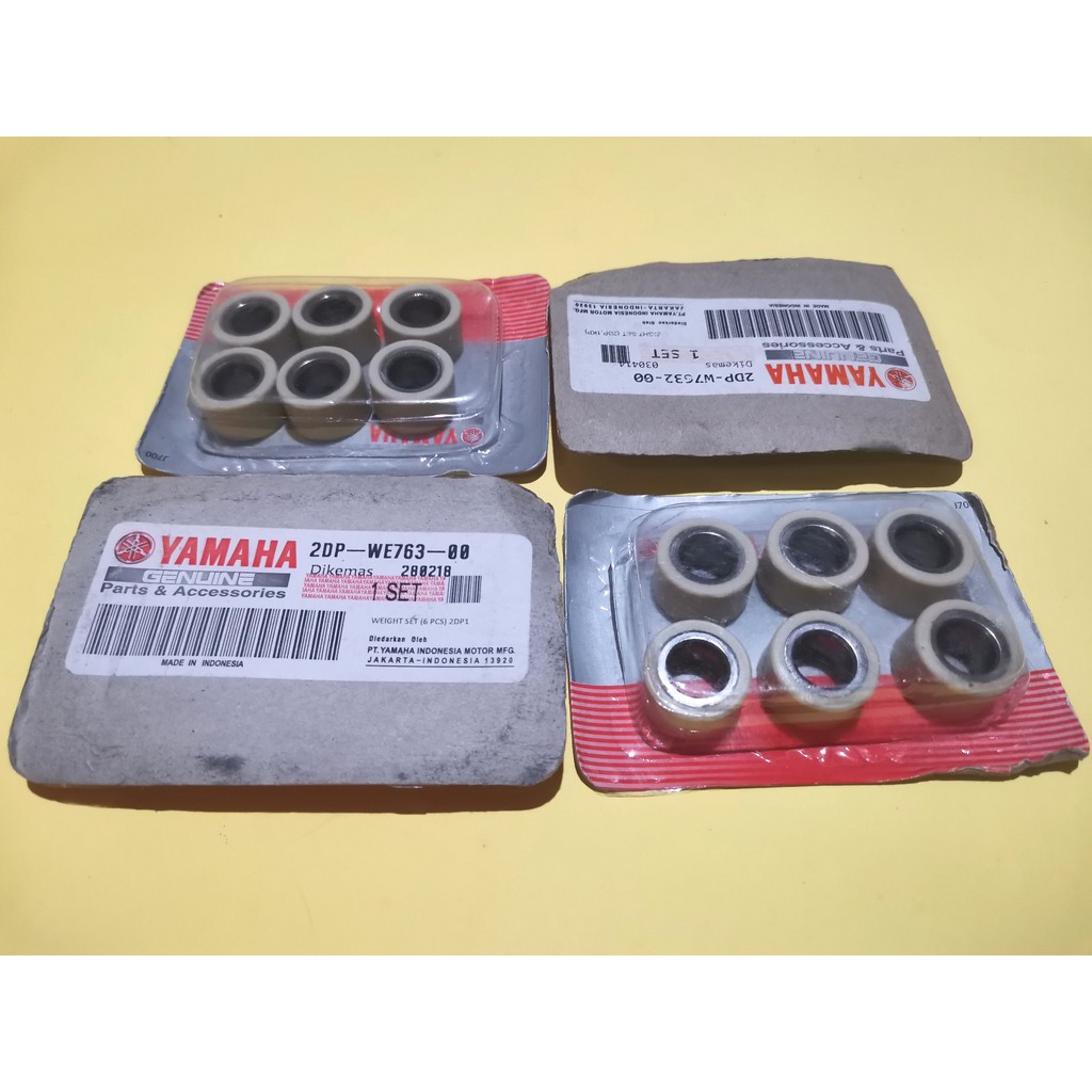 Yamaha Genuine Flyball ( Weight Roller ) - NMAX V1 V2 & Aerox V1 V2 ...