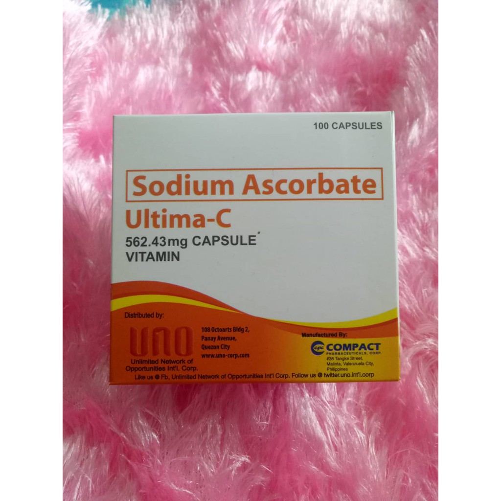1 BOX ULTIMA C VITAMINS NA PAMPATABA ( 100 CAPSULE ) | Shopee Philippines