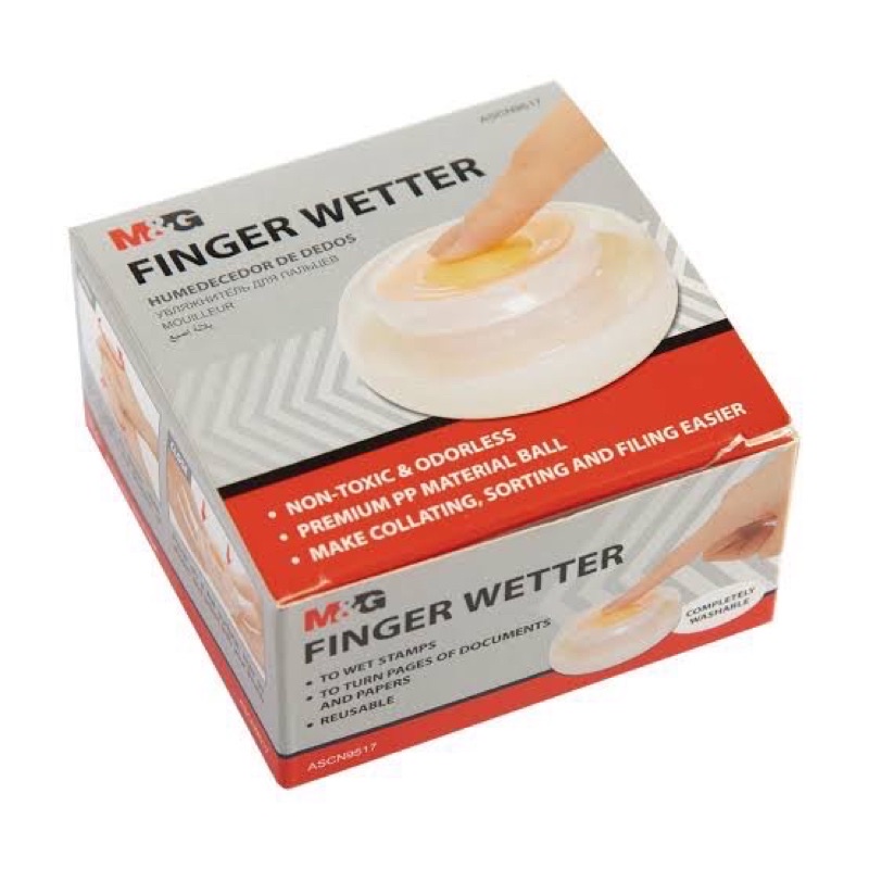 Fingerprint Stand For Counting M&G Finger Wetter Banknotes. | Shopee ...