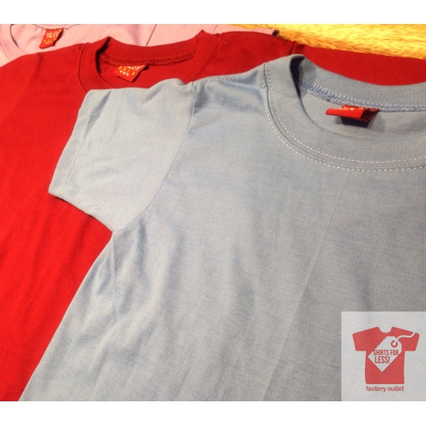 YALEX GOLD Red Label Round Neck UNISEX Kids Shirts #10, #12, #14, #16 ...