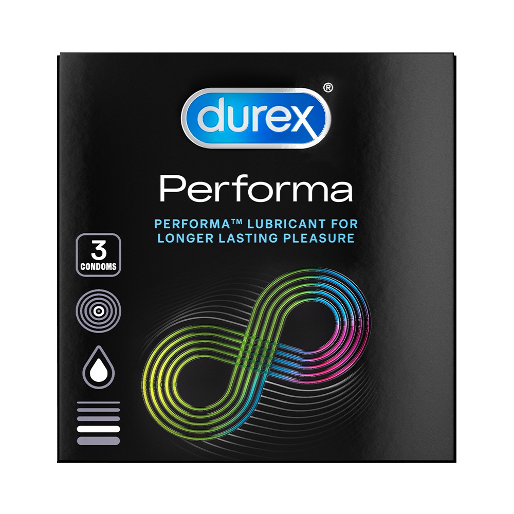 Durex Performa Extended Pleasure Lubricated Condoms 3s | Shopee Philippines