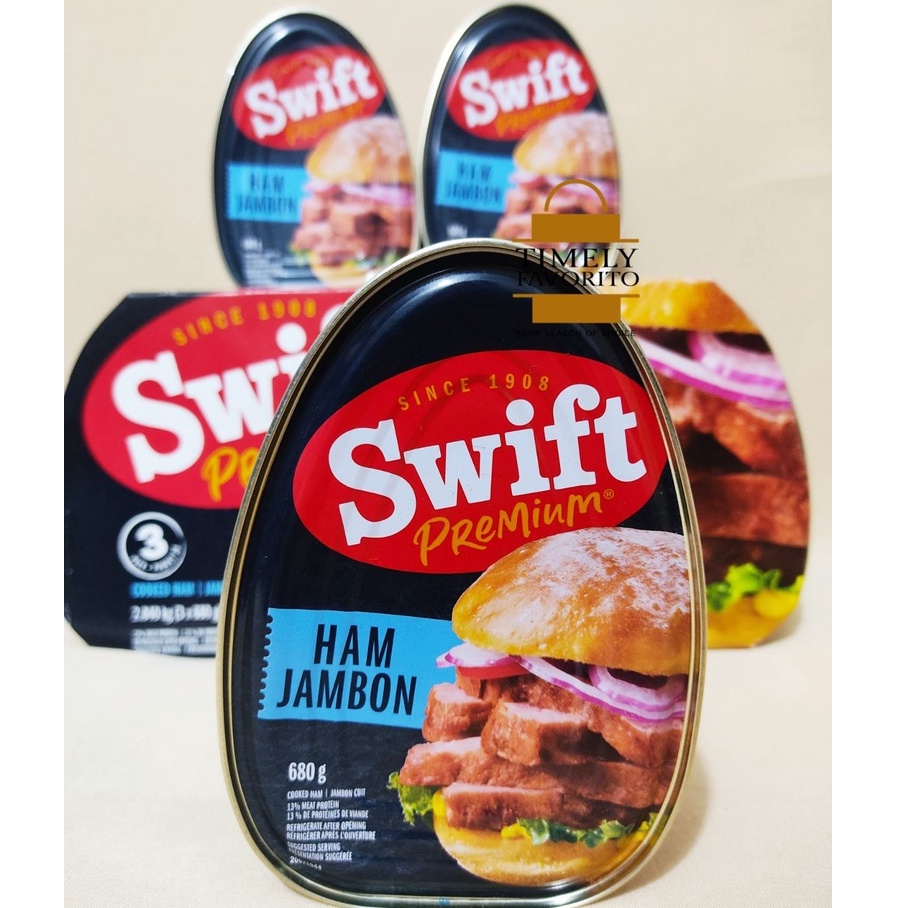 Swift Premium Cooked Canned ham 680g | Shopee Philippines