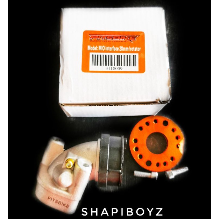 pitsbike mio manifold with rotator (28mm with rotator/24mm without ...