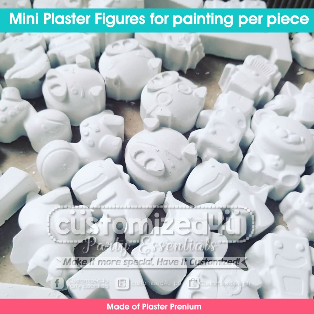 Mini Plaster Figures and Letters for painting per piece | Shopee ...