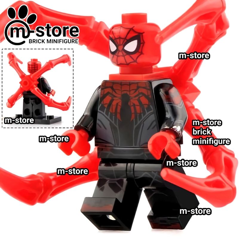 Brick superior spider-man spiderman spider man mini toy figure | Shopee ...