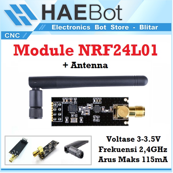 [HAEBOT] Module NRF24L01 Module Antenna SMA PA LNA Wireless ...
