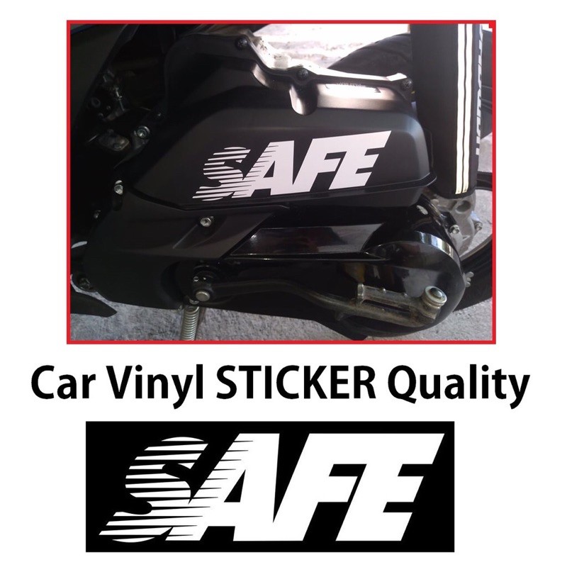 SAFE Sticker Decal for Home Motorcycle and Cars Decals Color White 5 ...