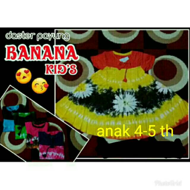Banana kids umbrella Daster 10 pcs comes in 1kg | Shopee Philippines