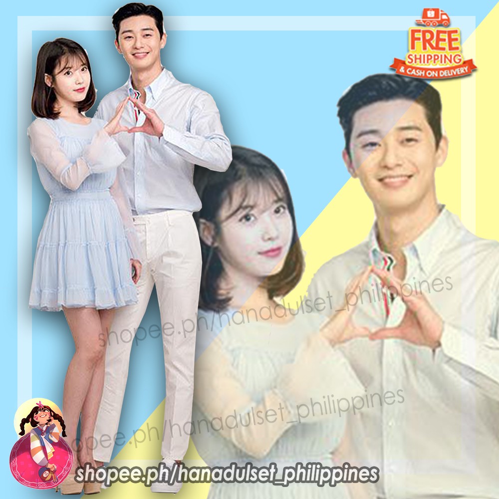 KDRAMA 5 inches | cake topper Park Seo Joon & IU Standee ♥ Version ...