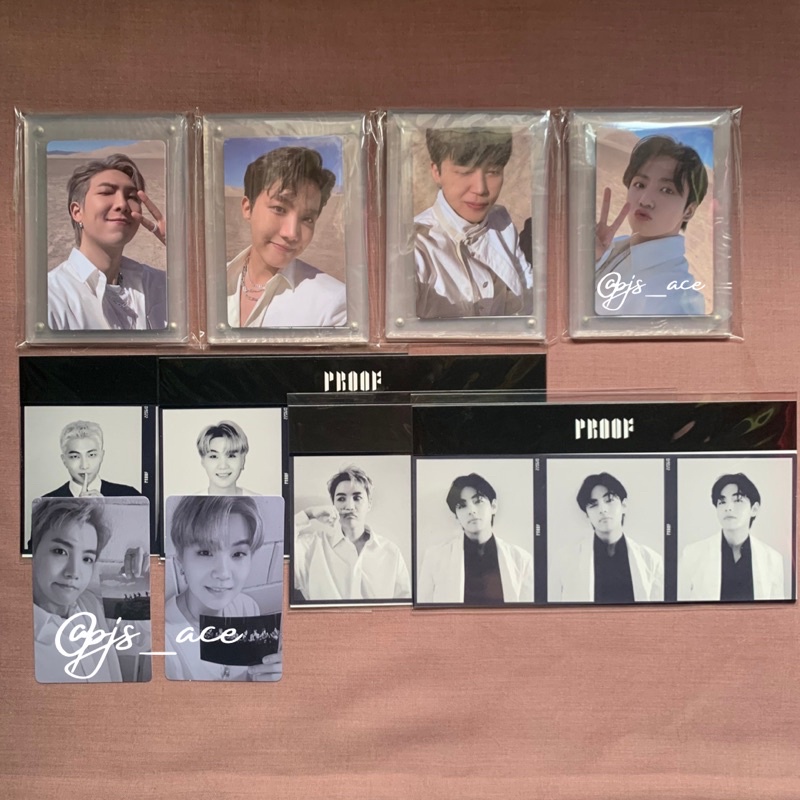 OFFICIAL POB Weverse BTS Proof Triptych RM Suga JHope Jimin V Jungkook PHOTOCARD PHOTO FILM ...