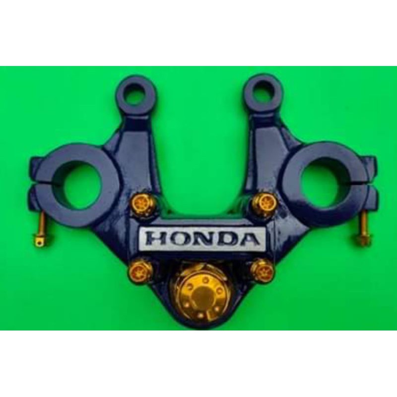 TMX 125 HONDA/ALPHA LOWERING CROWN WITH GOLDBOLTS PLUG AND PLAY ...