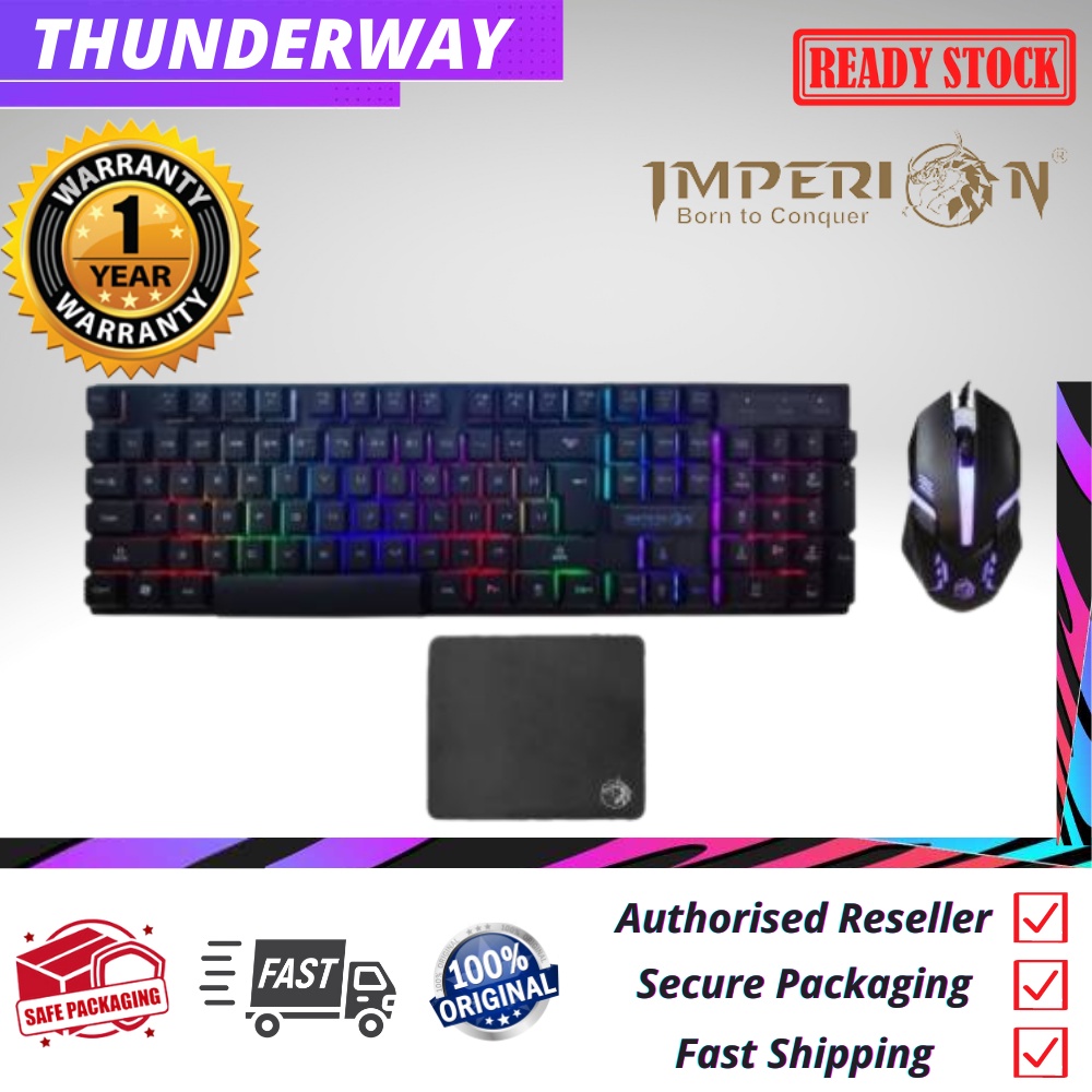 IMPERION Soldier Arm Gc-203 Gaming Backlight Keyboard with Mouse and ...