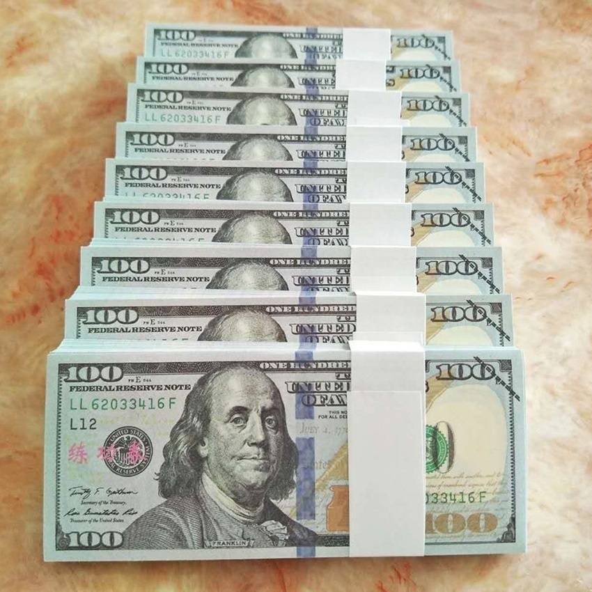 100Pcs Prop Money Full Print Stack for Movie TV Video Novelty and ...