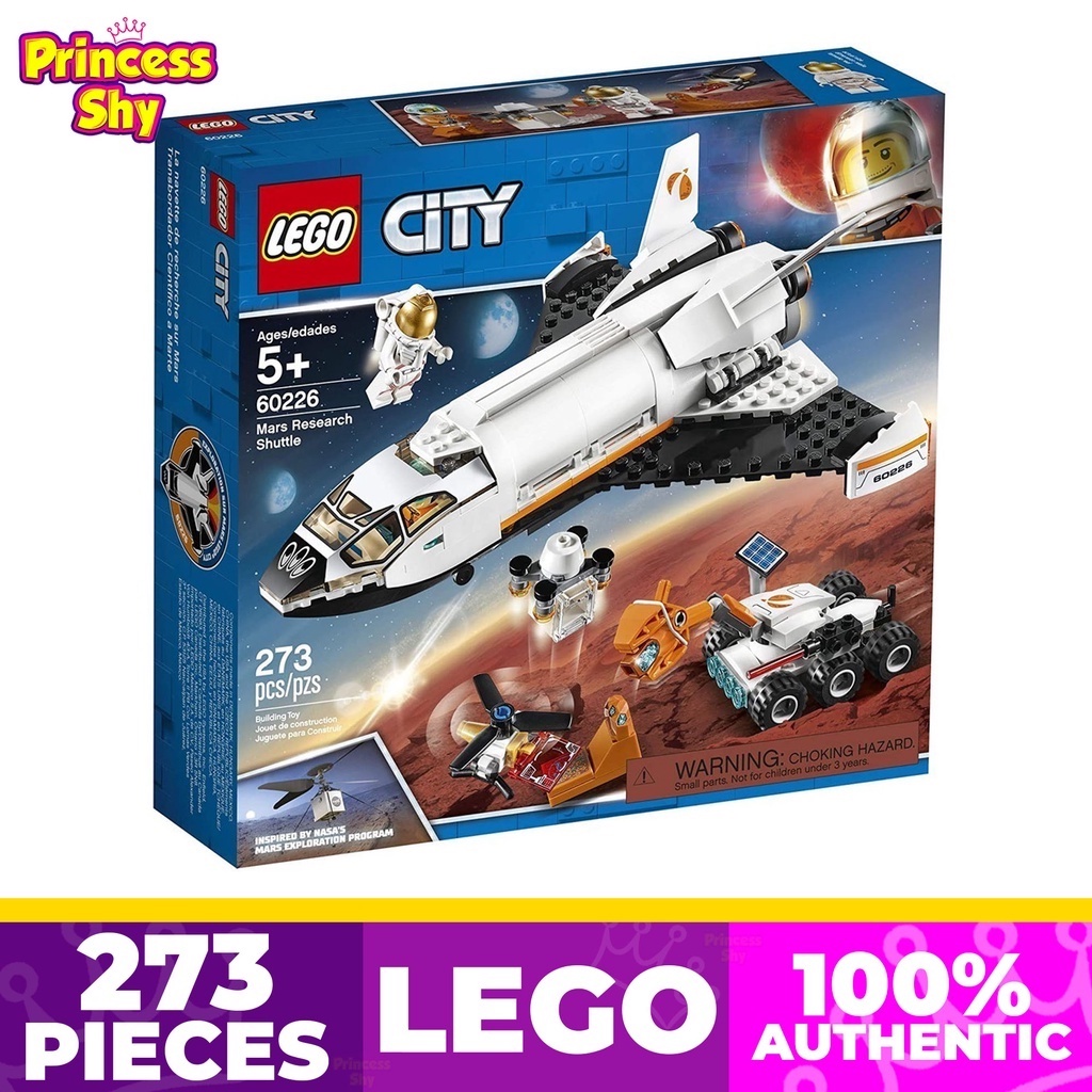 LEGO City Mars Research Shuttle 60226 Mars Rover and Astronaut ...