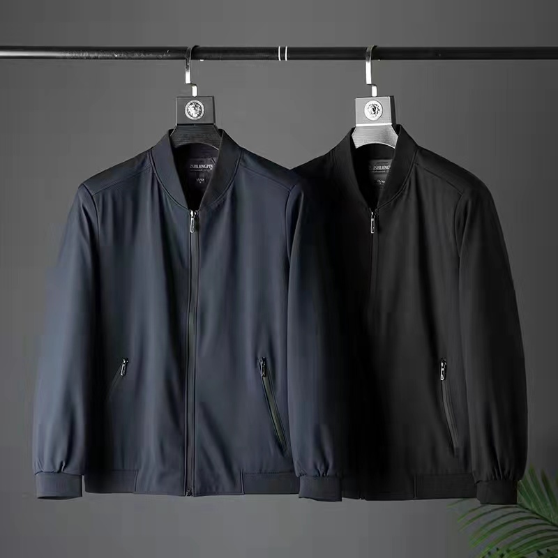 Men's Plain bomber jacket on hand Good Quality DESIGN ZIPPER HAS 2 KIND ...