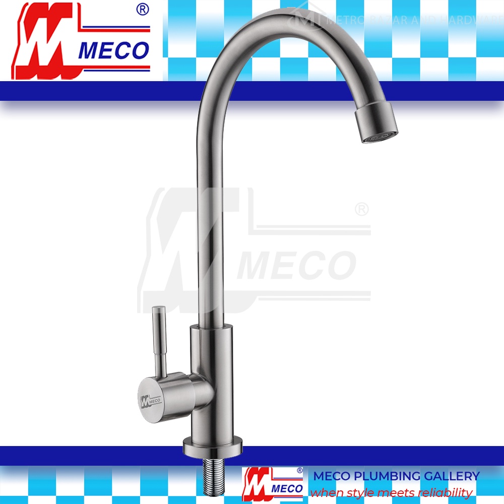 Meco Stainless Steel 304 Faucet for Sink gripo #623N-SST | Shopee ...