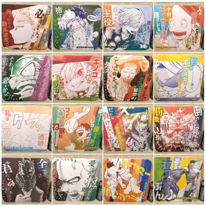 My Hero Academia MHA Anime Merch: Coaster Part 1 | Shopee Philippines