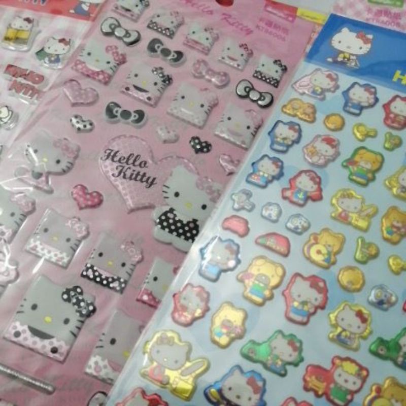 HELLO KITTY STICKER SANRIO LICENSE KT 广博 凯蒂猫 三丽鸥 贴纸 泡棉 | Shopee Philippines