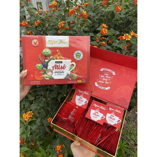 Atiso NGOC THAO tea bag - PREMIUM BOX - 100 packs x 2g | Shopee Philippines