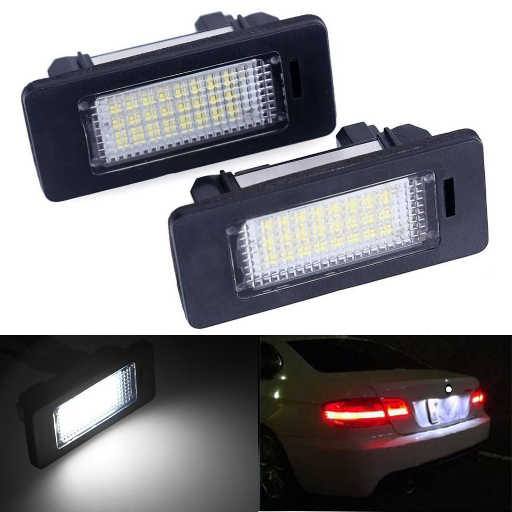 car license plate light for bmw 1 3 5 x error free series 3w 24 led ...