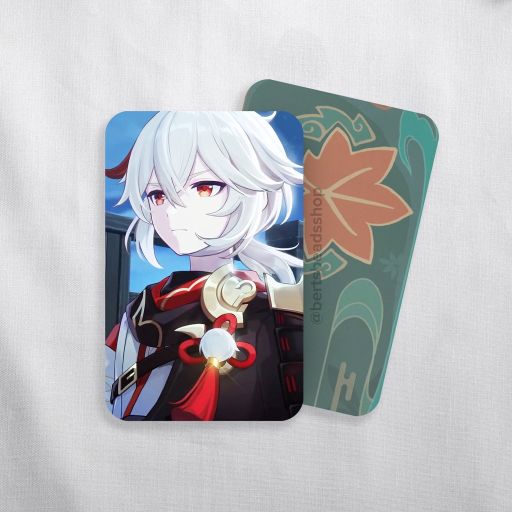 Genshin Impact Photocards - KAEDEHARA KAZUHA Textured Photocards Front ...