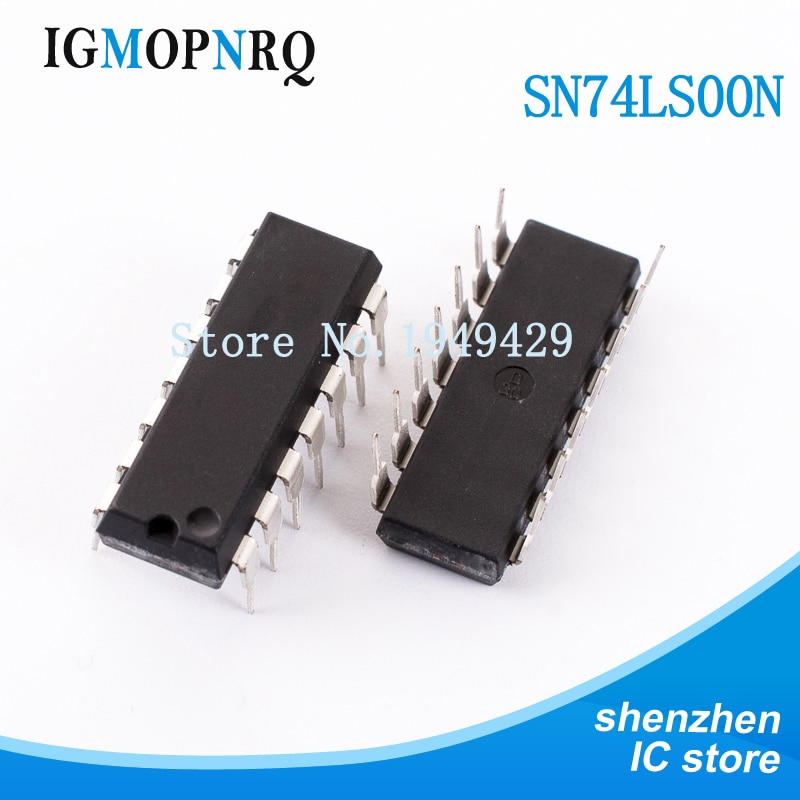 10PCS HD74LS00P DIP14 HD74LS00 SN74LS00N 74LS00 Logic gate Quad 2-In ...