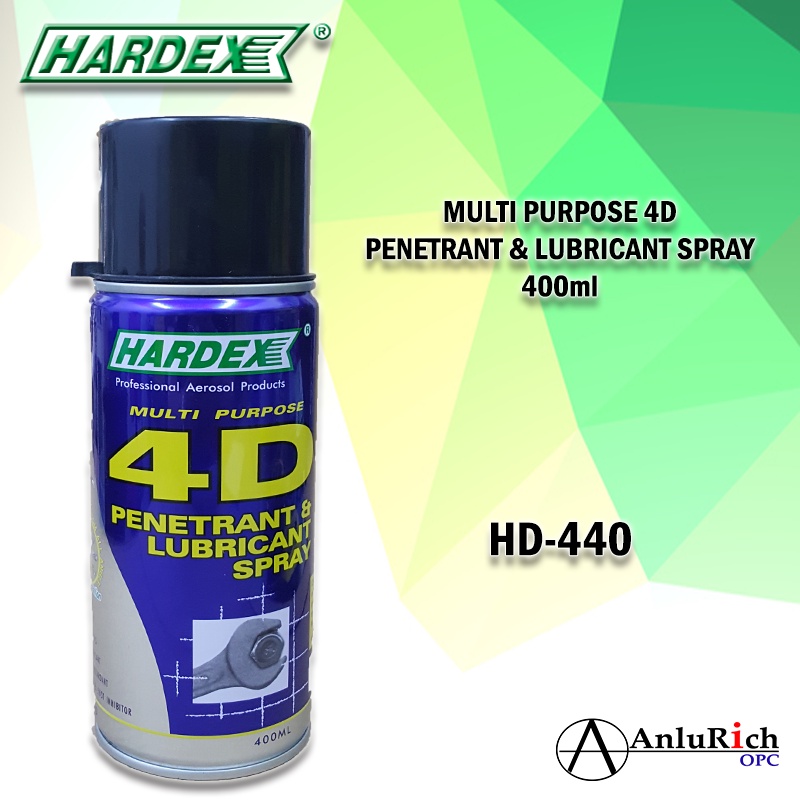 HARDEX MULTI PURPOSE 4D PENETRANT & LUBRICANT SPRAY 400ml (HD-440 ...