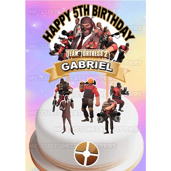 Team Fortress 2 Cake Topper | Shopee Philippines