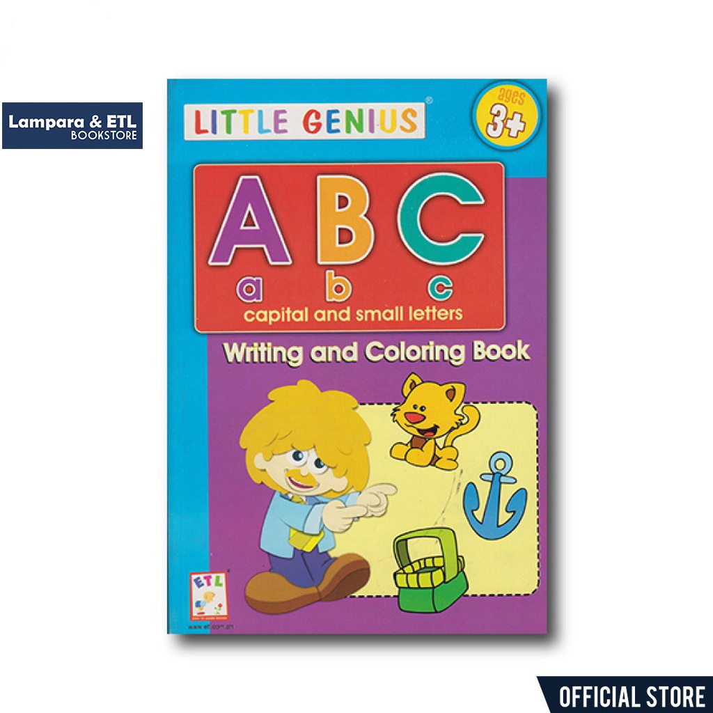 Little Genius Capital and Small Letter Writing and Coloring Book ...
